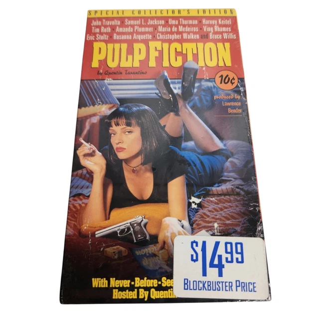 PULP FICTION VHS 1996 by Quentin Tarantino Special Collector's Edition Tape £16.11 - PicClick UK