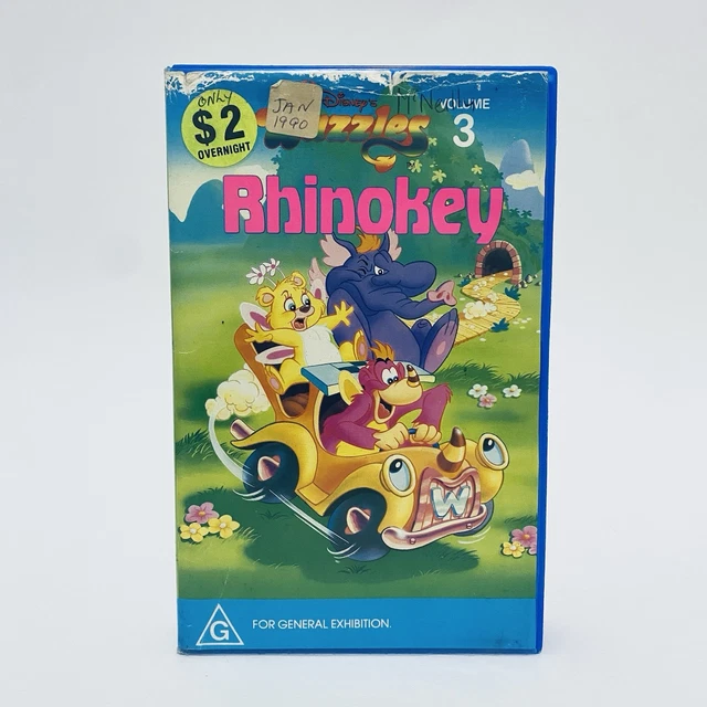 WUZZLES (VHS, 1985) Disney Animated Kids TV Series Video Tape - Very ...