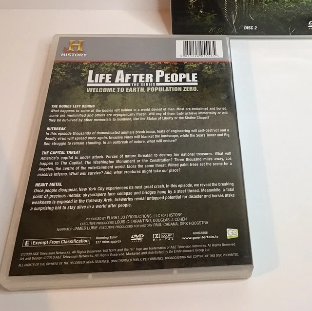 LIFE AFTER PEOPLE: The Complete Season One DVD (2010) 3 Disc Boxset EUR ...