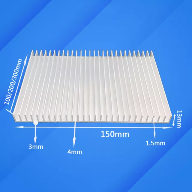 ALUMINUM RADIATOR HEAT Sink Width 150x13mm Height Cooling Fin Radiator ...
