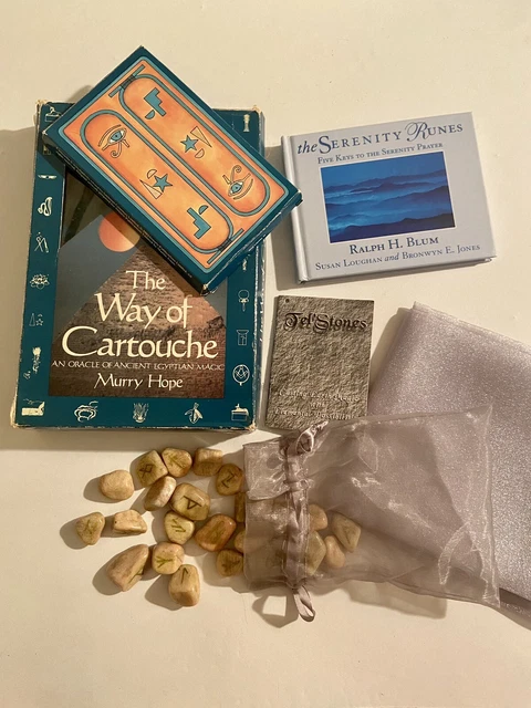 THE WAY OF Cartouche Egyptian Tarot Card Deck Oracle Serenity Runes ...