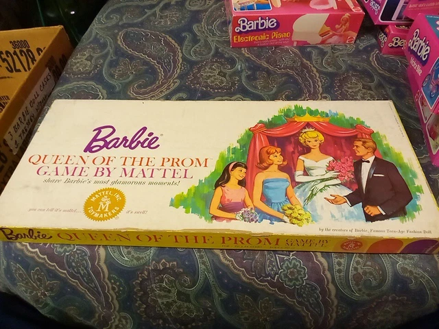 BARBIE QUEEN OF the Prom Game by Mattel Toymakers 1963 Original Game ...