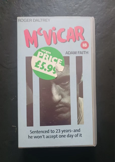 MCVICAR VHS FILM Movie Spectrum VHS PAL Roger Daltrey £3.99 - PicClick UK