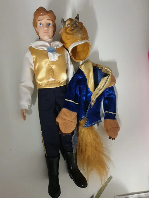 DISNEY STORE BEAUTY and the Beast Prince Adam Transforming Into Beast ...