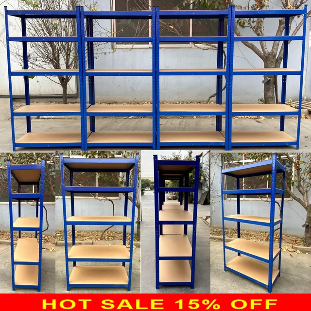 HEAVY DUTY 5-TIER Storage Shelf Organizer Steel Wire Garage Shelving ...