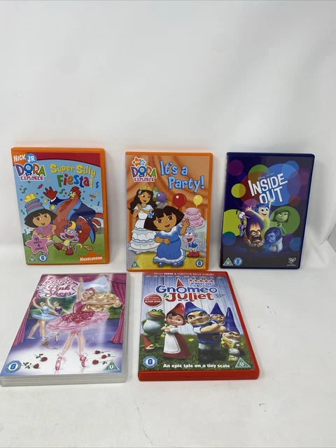 DORA THE EXPLORER dvd bundle & Others Inside Out, Barbie, Gnomeo ...