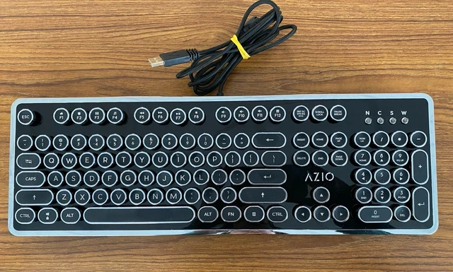 AZIO RETRO CLASSIC Keyboard (USB) $50.00 - PicClick