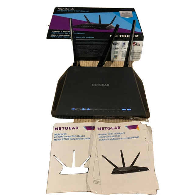 NETGEAR R7000 NIGHTHAWK AC1900 Dual-Band Smart WiFi Router Gaming ...