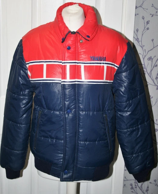 YAMAHA CLASSIC PUFFA JACKET BARRY SHEENE KENNY ROBERTS Size XS 38 INCH ...