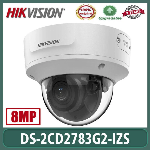 HIKVISION 8MP DS-2CD2783G2-IZS AcuSense Motorized Varifocal Network Dome Camera $354.99 ...