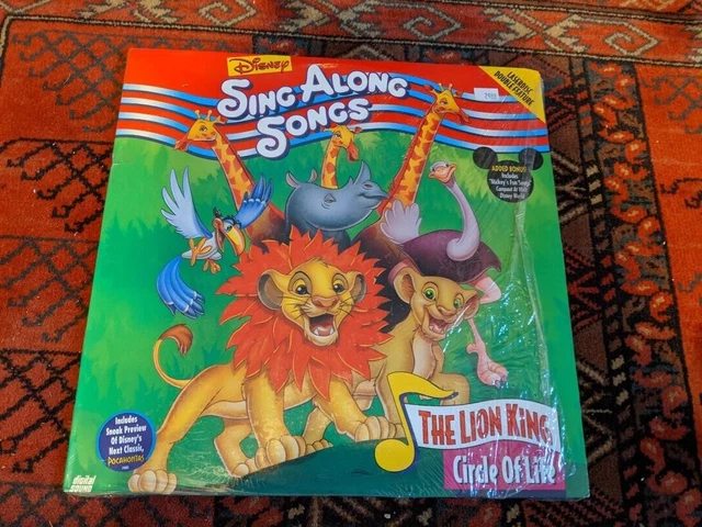 SING ALONG SONGS - The Lion King - laser disc NTSC Disney Like New £9. ...
