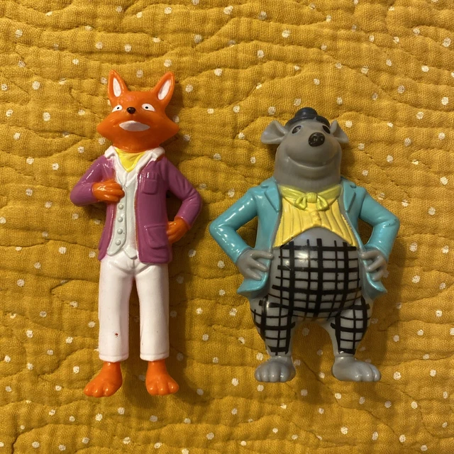 CBEEBIES PETER RABBIT Mr Tod Fox & Sammy Whiskers Rat 2 Figure Set £8. ...