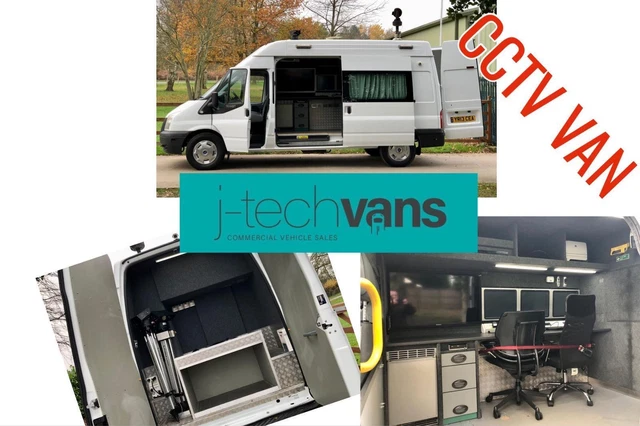 FORD TRANSIT 2.2TDCI Lwb Van ***CCTV Surveillance Van***Camper Van ...