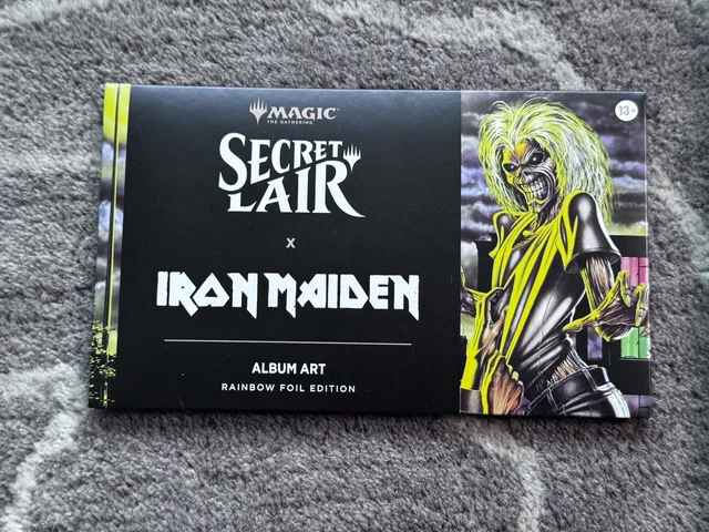 SECRET LAIR X Iron Maiden: Album Art Foil Edition - Factory Sealed $140 ...