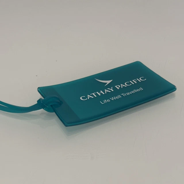 CATHAY PACIFIC “LIFE Well Travelled” Airlines Luggage Baggage Name Tag ...