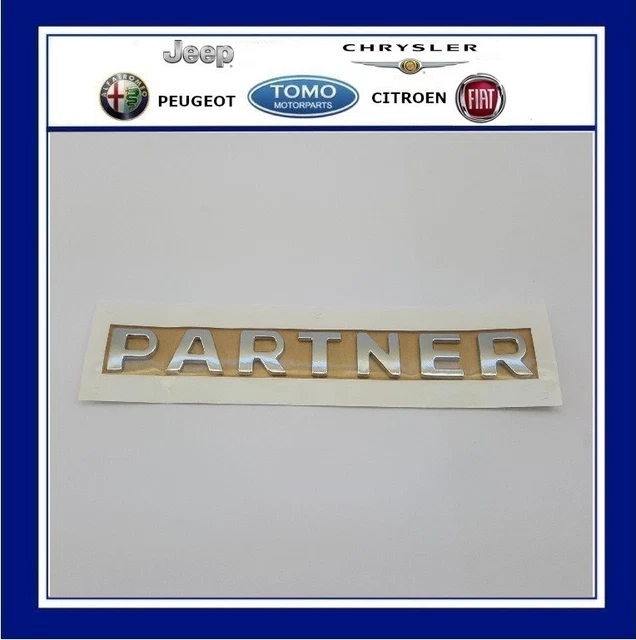 NEW GENUINE PEUGEOT PARTNER REAR BADGE Emblem 2008-2012 B9 Tepee HDi ...