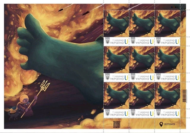 RARE STAMPS WAR in Ukraine 2022-2023 Retribution time EUR 18,56 ...