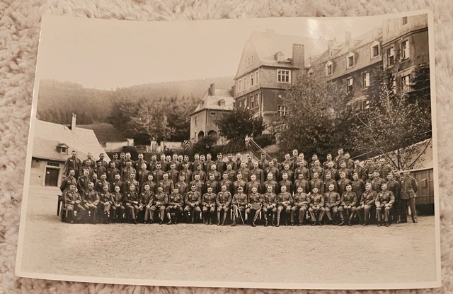 WW2 GERMAN ORIGINAL Group Photo Wehrmacht Altengrabow Training Ground ...