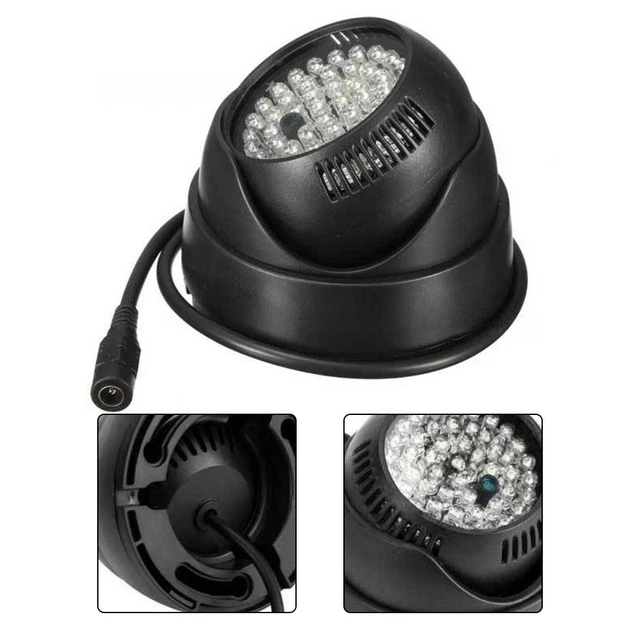 12V INFRARED 48 LED Illuminator for VR For Night Vision and Wide Area ...
