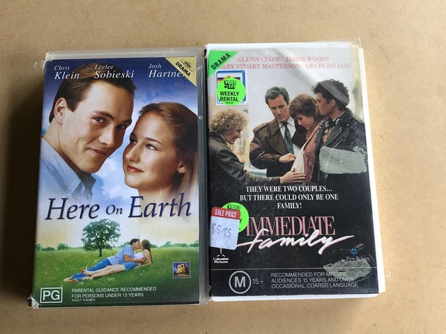 DRAMA JOSH HARTNETT Leelee Sobieski Glenn Close 2 Ex-Rental Big Box VHS ...