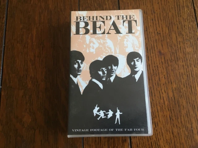 THE BEATLES VHS video Behind the Beat the fab four vintage footage ...