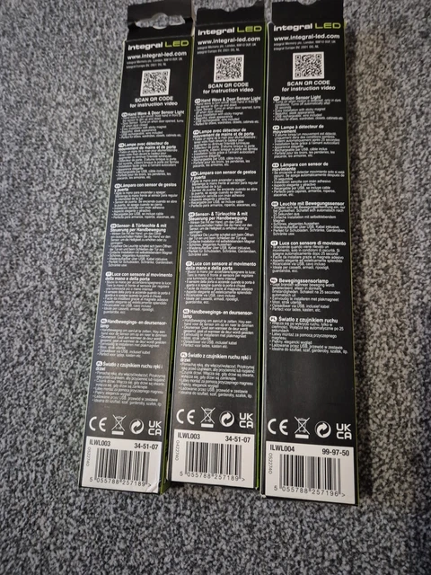 CABINET WARDROBE LIGHTS X 3 £3.31 - PicClick UK