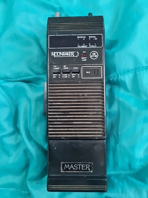 MOONRAKER MASTER CB RADIO Vintage Walkie Talkie £20.00 - PicClick UK