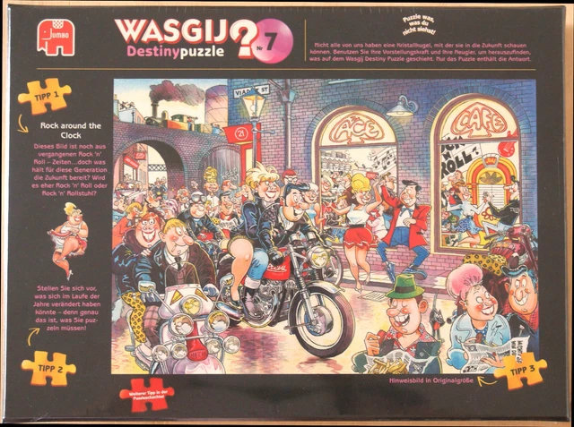 NEU! JUMBO WASGIJ Destiny 7 1000 Teile Puzzle Rock around the clock EUR ...
