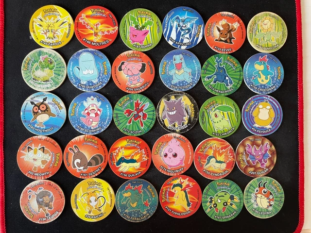 VINTAGE LOT OF 54 POKEMON 3 TAZOS SABRITAS Mexico Original Tazos EUR ...