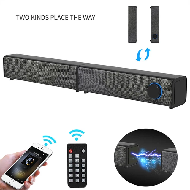 BLUETOOTH SOUND BAR TV Split Soundbar Wireless Home Theater Surround ...