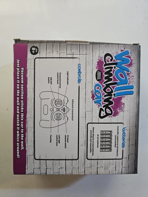 WALL CLIMBING RC Car Stunt Toy 8+ Years Needs Batteries £10.79 ...