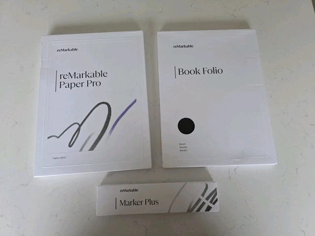 REMARKABLE PAPER PRO Bundle Paper Pro, Marker, and Case £567.70 ...