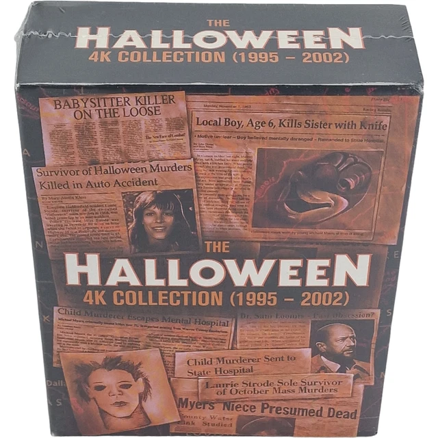 LA COLLECTION HALLOWEEN 4K Ultra HD + Blu-ray 1995-2002 3 films, 4 ...