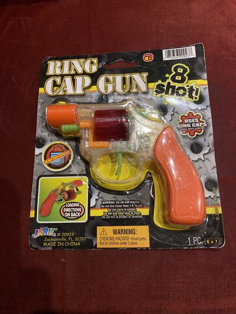 NEW JARU 8 Shot Ring Repeating Cap Gun Clear Snub Nose Kids Toy $8.00 ...