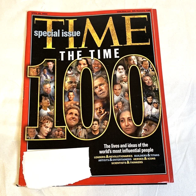 TIME MAGAZINE APRIL 26 2004 Time 100 Special Issue Influential People £ ...