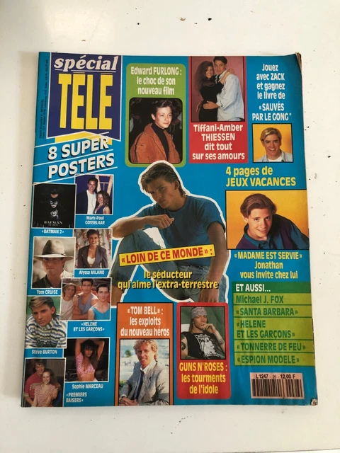 MAGAZINE REVUE SPECIAL TELE n° 26 + posters attachés vintage 92 EUR 7 ...