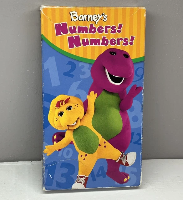 BARNEY NUMBERS NUMBERS VHS 2006 Tape Barney Home Video PBS Kids VTG ...