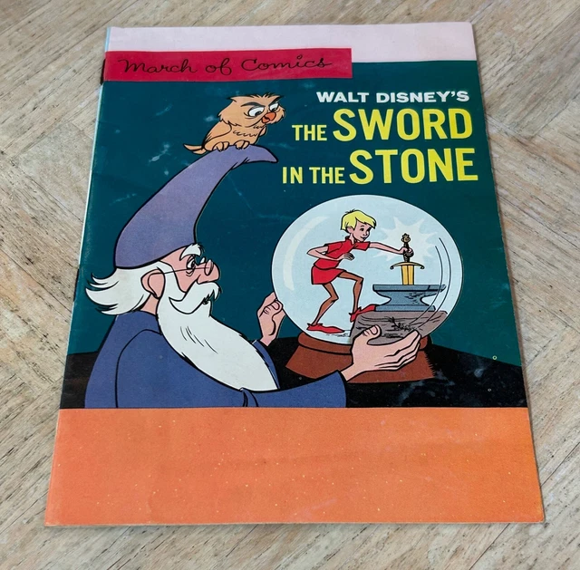 VINTAGE 1963 MARCH Of Comics Walt Disney's The Sword In The Stone Comic ...