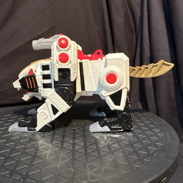 FISHER-PRICE IMAGINEXT POWER Rangers White Ranger Tiger Zord Tigerzord ...
