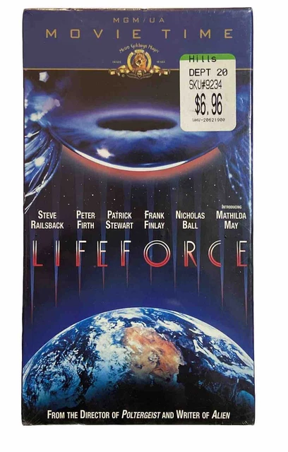VINTAGE 1985 LIFEFORCE VHS Tape Sci-Fi Movie Sealed Patrick Stewart ...