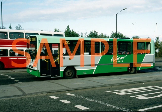 35MM SLIDE GO ahead Northern (Wear buses) Dennis Dart / Wright K 864 ...