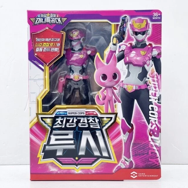 JOUET FIGURINE MINI force Miniforce Super Cops LUCY Pink Police Ranger ...
