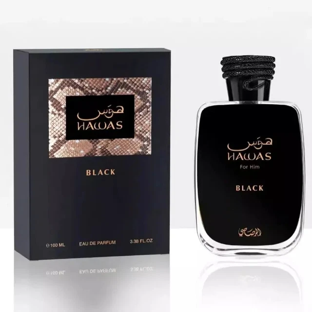 RASASI HAWAS BLACK Eau de Parfum 100ml • New & Sealed • Authentic £35. ...