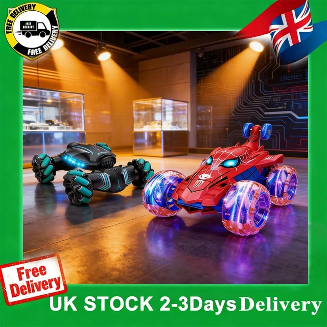 4WD STUNT CAR RC 2.4 Hand Gesture Sensing Crawler Off Road Double Sided ...