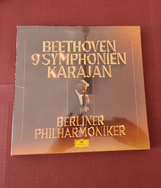 BOX MIT 8 Vinyl LP "9 Symphonien Beethoven", Dirigent Herbert von Karajan OVP EUR 26,00 ...