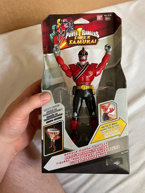 POWER RANGERS SUPER Samurai Armour Morphin Red Ranger Action Figure New ...