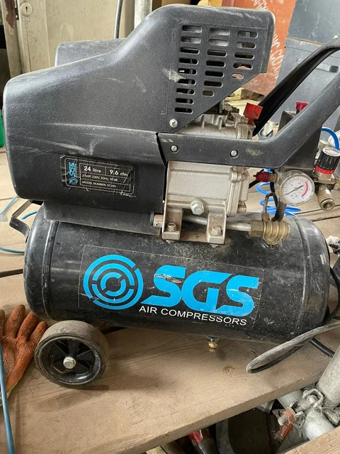 AIR COMPRESSOR 50 litre SGS £140.00 - PicClick UK