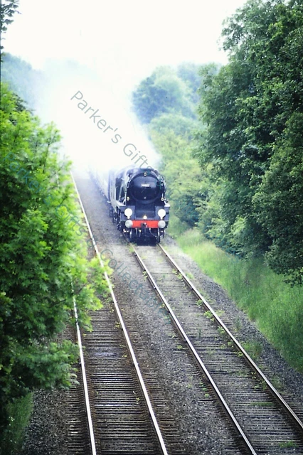 RAILWAY SLIDE TRAIN Slide 35mm Steam Locomotive No 34027 (s41 9a) £3.99 ...