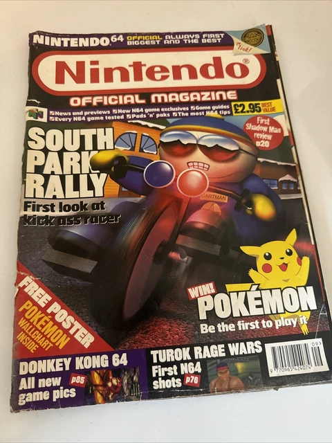 NINTENDO OFFICIAL MAGAZINE Issue 84 September 1999 £6.96 - PicClick UK
