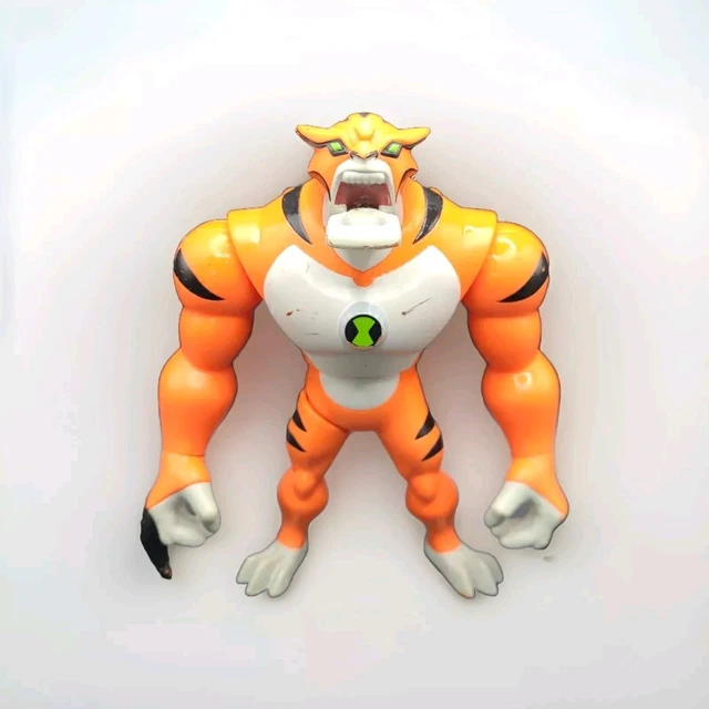 BEN 10 BANDAI 2010 Cartoon Network Rath Spinning Action Figure Tiger 5 ...